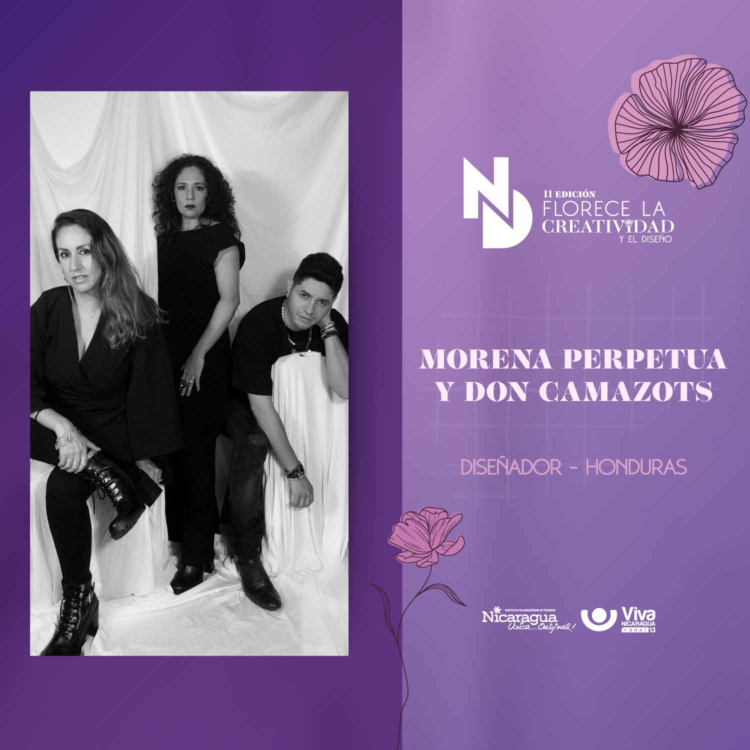 Morena Perpetua y Don Camazonts – Honduras - Nicaragua Diseña